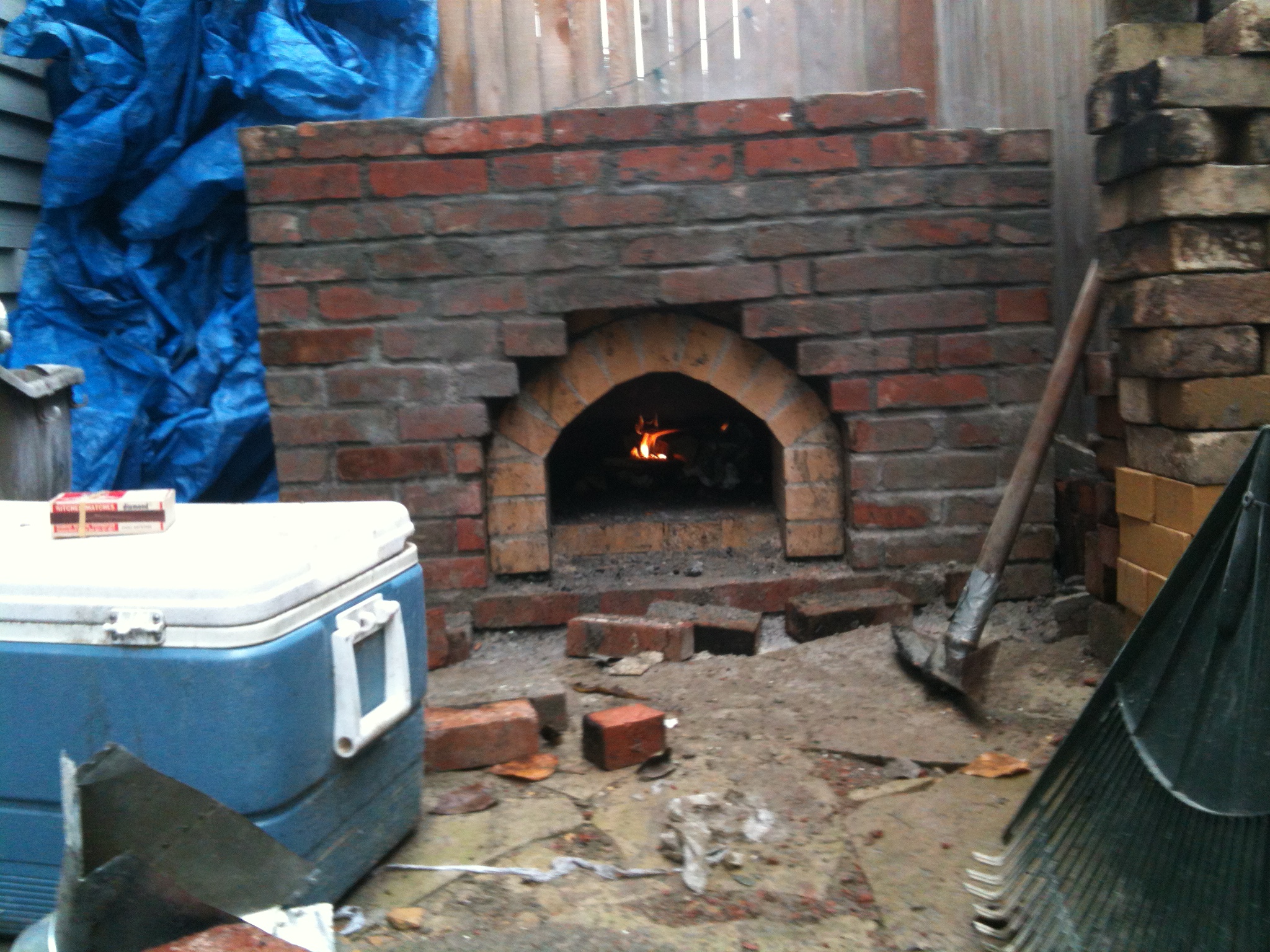 Brazilian BBQ Pit and 36" Pompeii combo - Forno Bravo Forum: The Wood ...